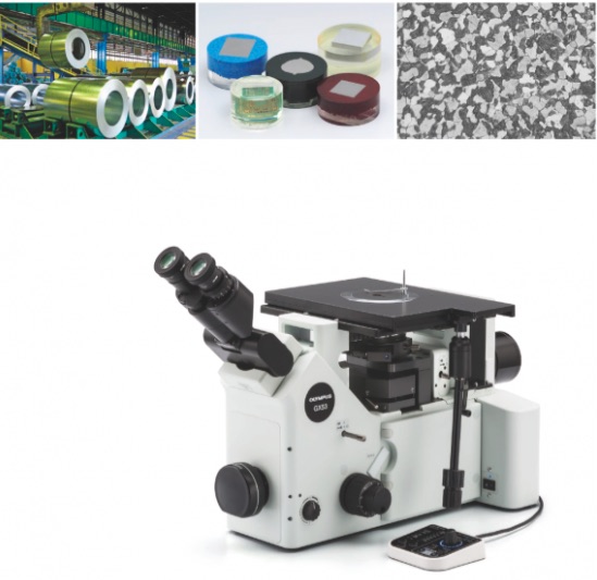 New Olympus GX53 Inverted Metallurgical Microscope for Metallurgical ...