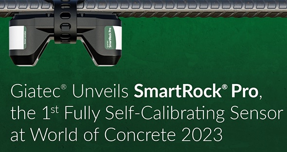 Giatec Unveils SmartRock Pro Self-Calibrating Sensor